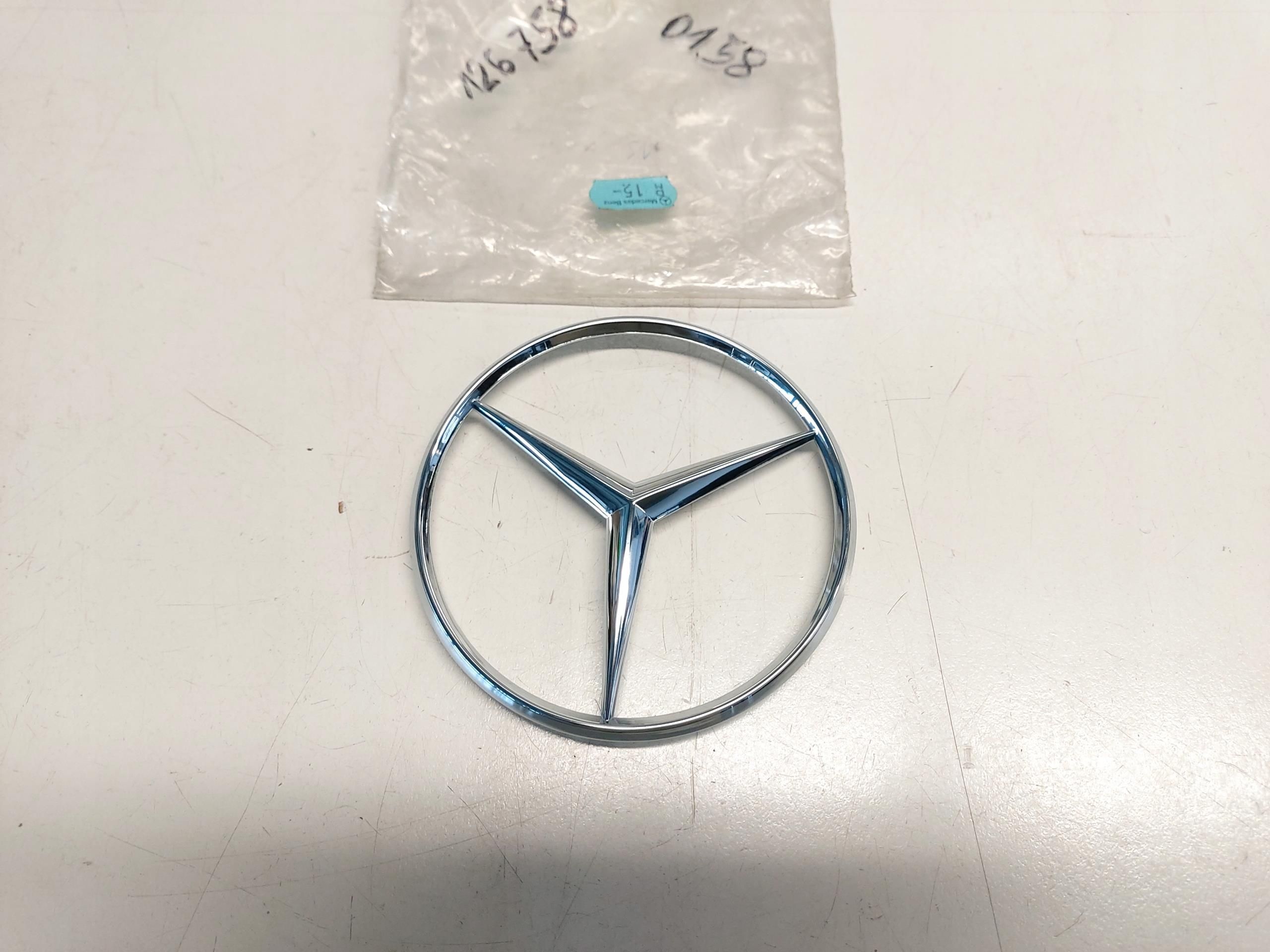 Pokrowiec samochodowy MERCEDES-BENZ MERCEDES W126 EMBLEMAT ZNACZEK ...