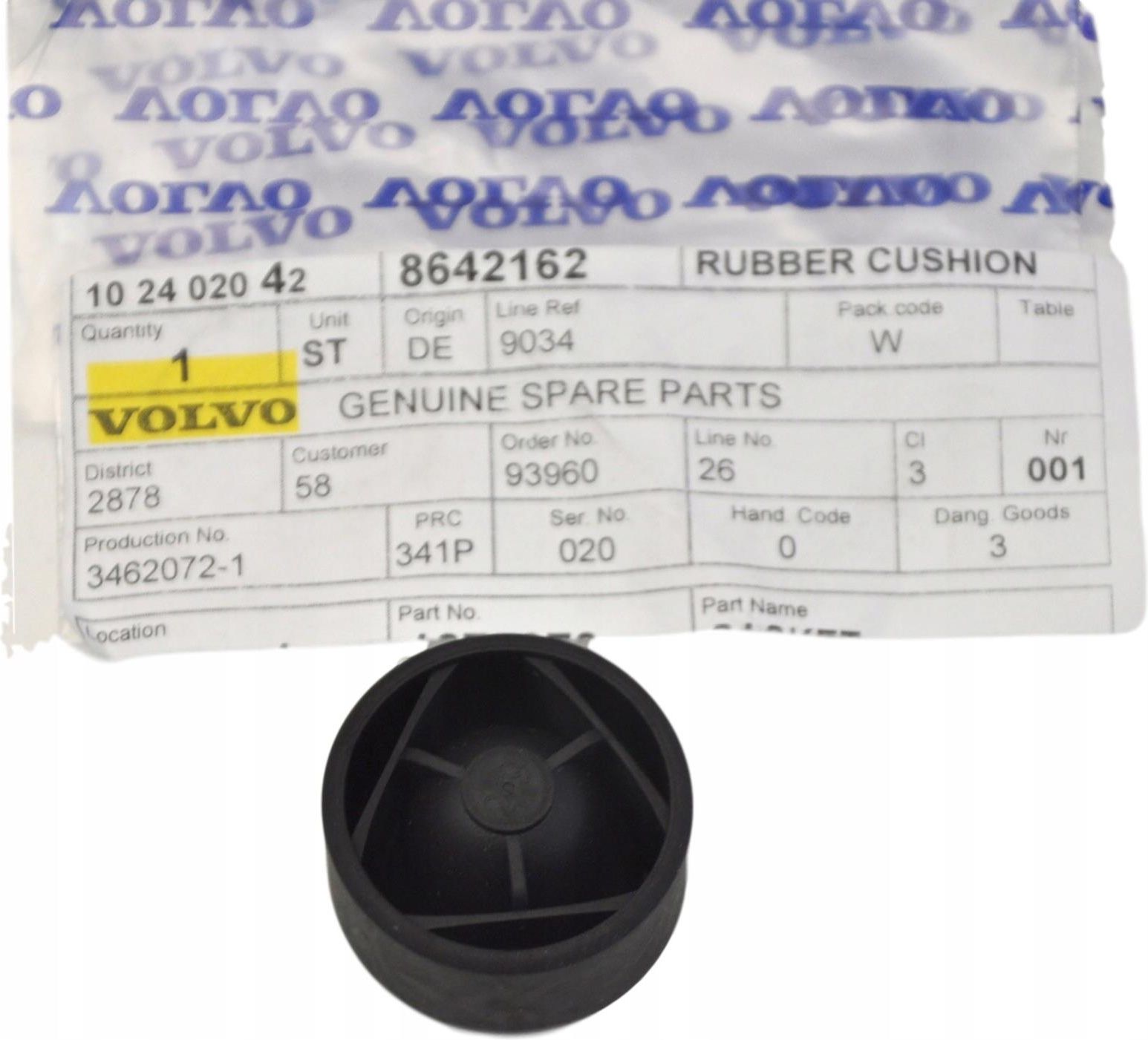 Zawieszenie silnika Volvo 8642162 V40 V40Cc Guma Poduszka Górnej Osłony ...