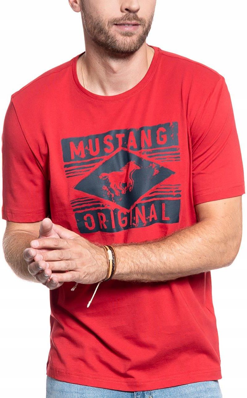 Mustang Alex C Męski T-shirt Koszulka Nadruk XXL - Ceny i opinie - Ceneo.pl