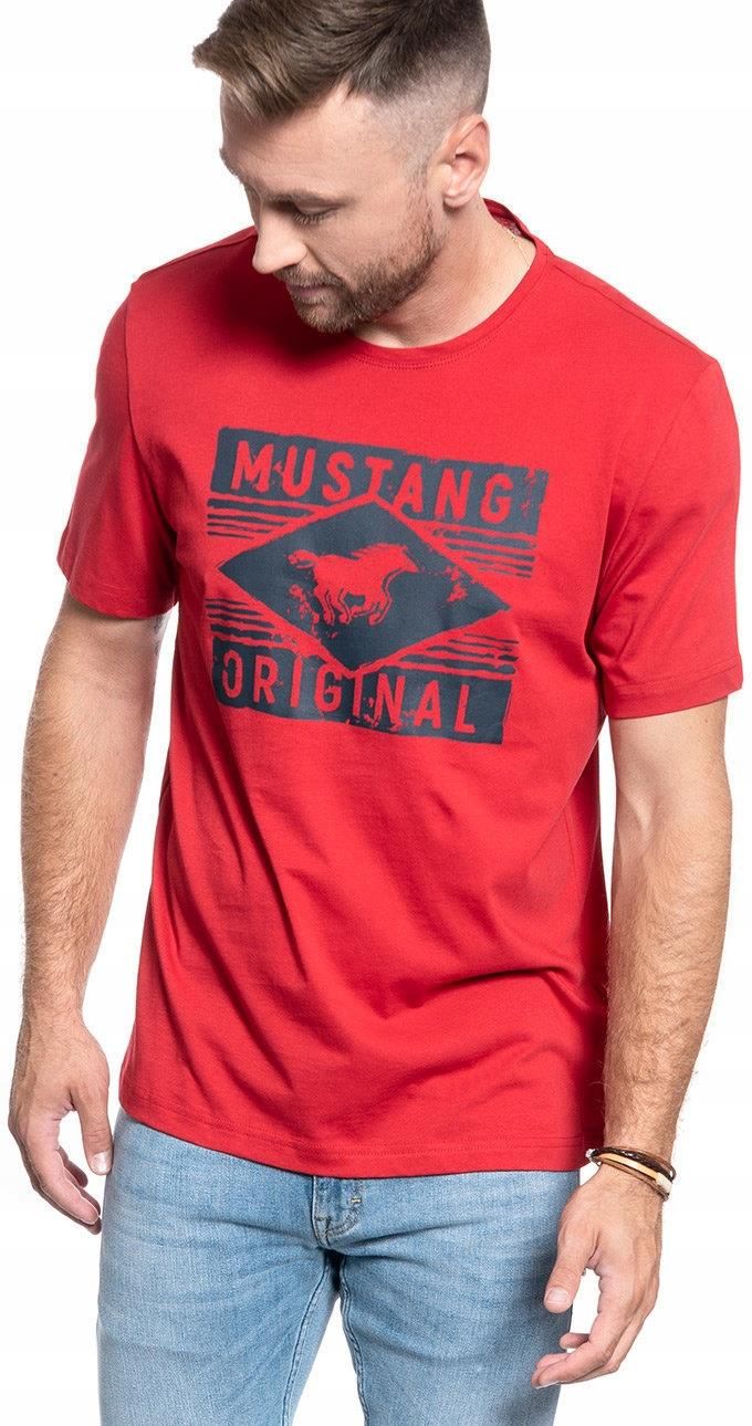 Mustang Alex C Męski T-shirt Koszulka Nadruk XXL - Ceny i opinie - Ceneo.pl