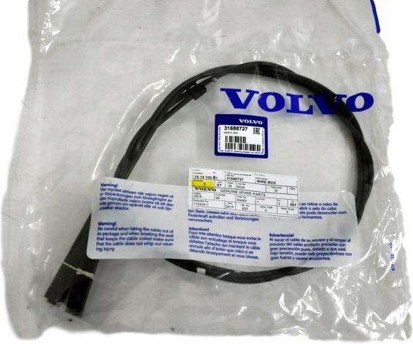 Maska samochodowa Volvo 31439575 Xc60 Linka Cięgno Maski Oryginal ...