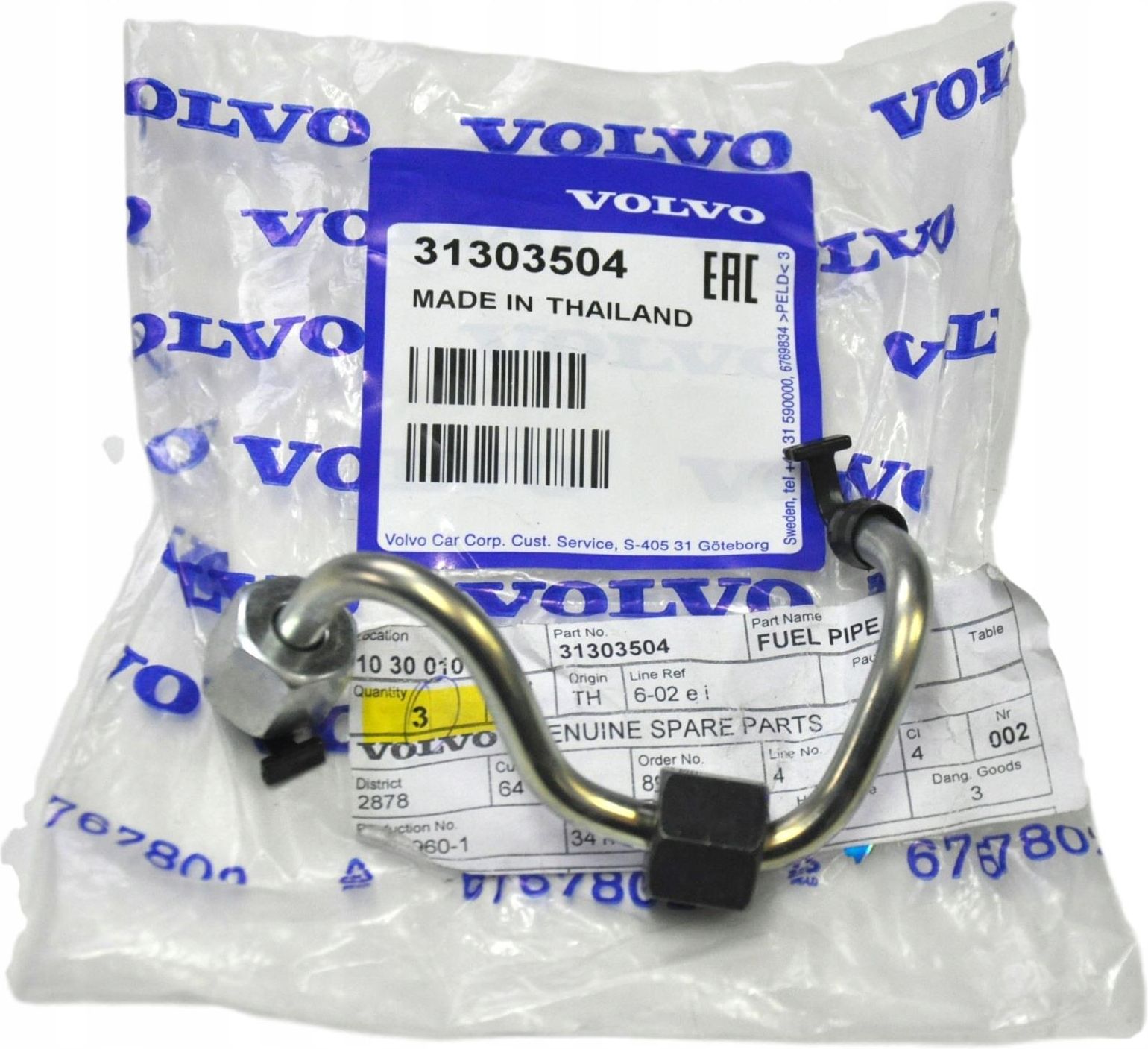 Volvo 31681983 Xc40 Xc60 Xc90 Przewód Paliwowy 2,0D 4-Cyl - Opinie i ...