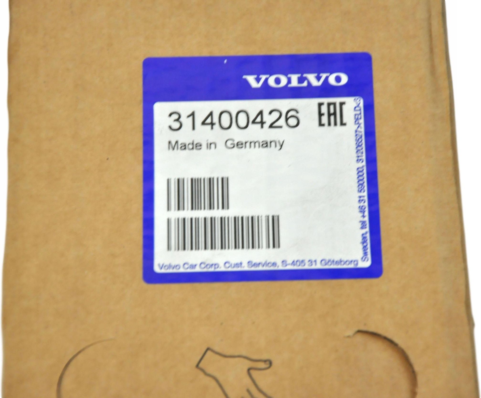 Zestaw naprawczy układu hamulcowego Volvo 31400426 S60 V60 Lewy ...