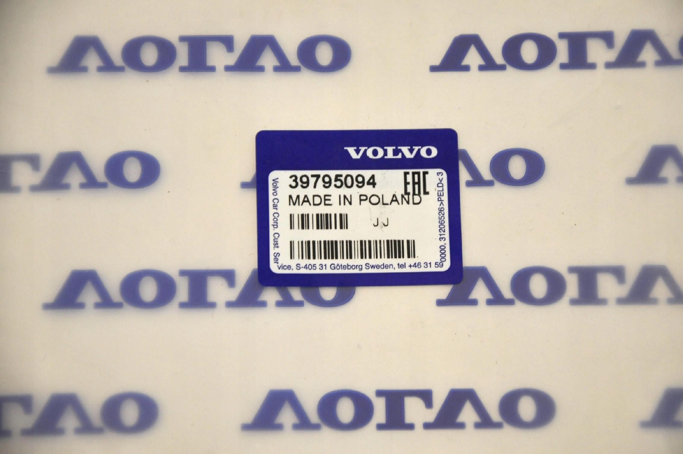 Błotnik samochodowy Volvo 39795094 Xc60 Prawa Nakładka Progowa Blotnik ...