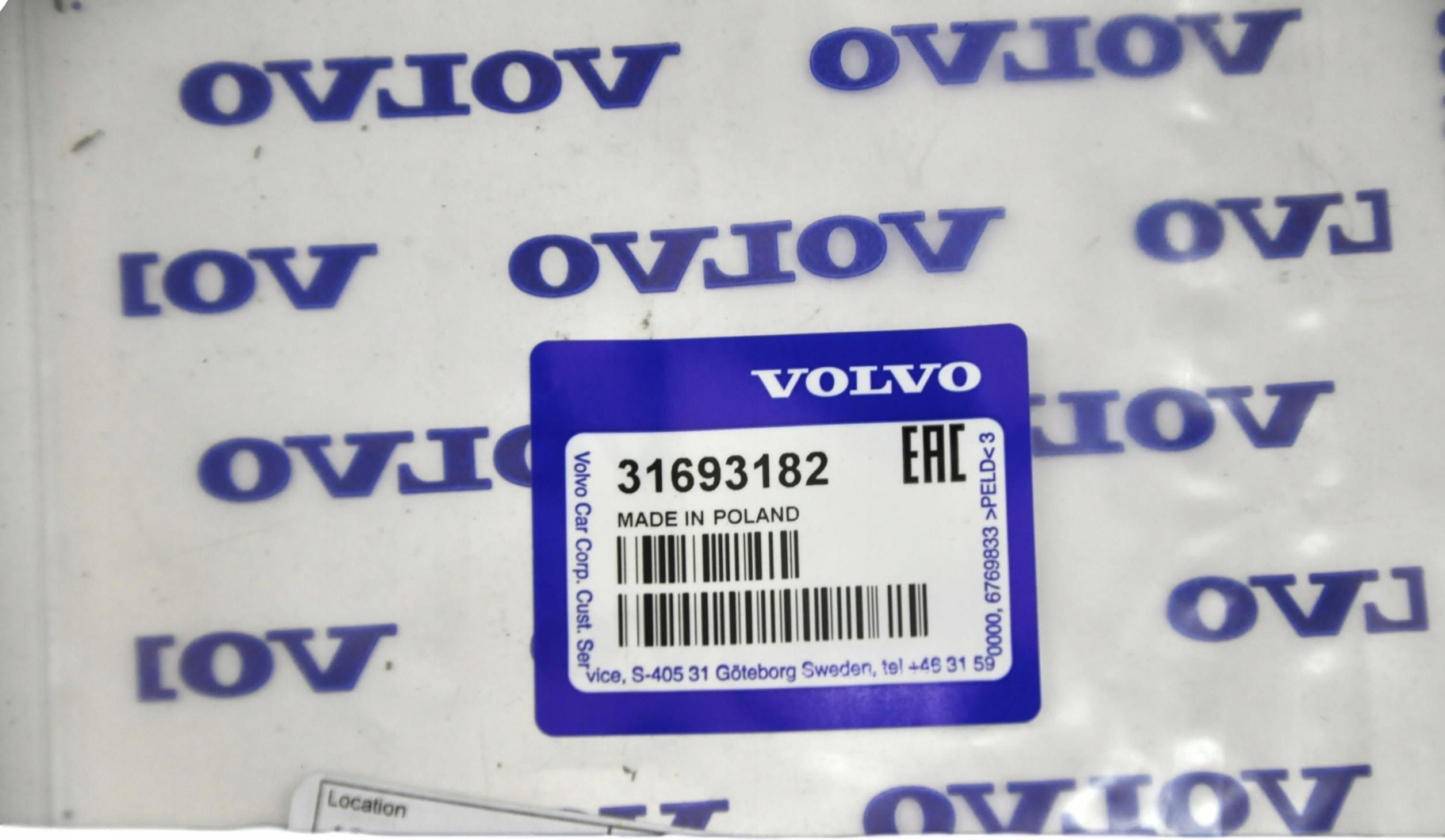 Drzwi samochodowe Volvo 31693182 Xc60 Dolna Uszczelka Drzwi Przednia ...