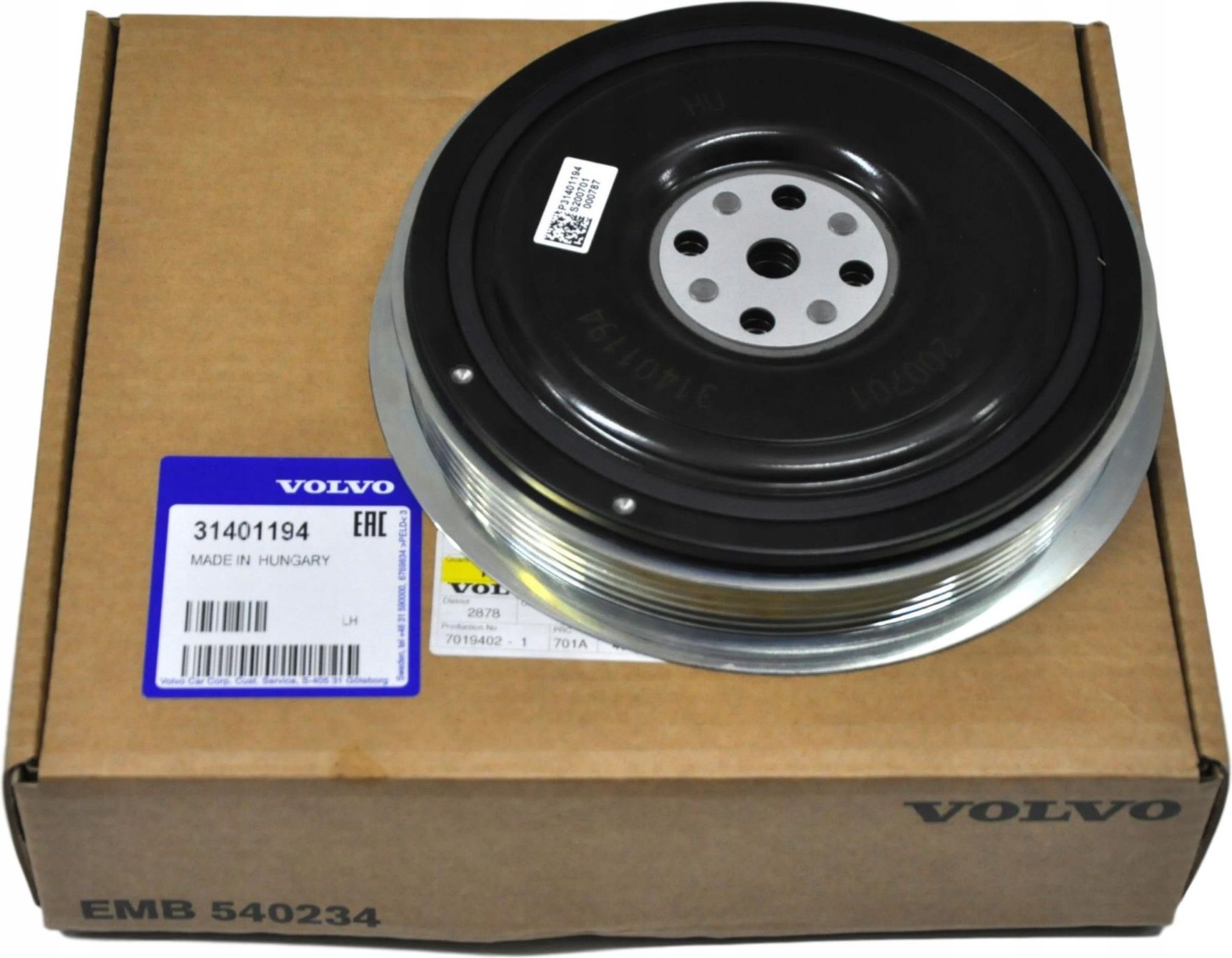 Blok silnika Volvo 31401194 V40 S60 V60 V70 Koło Pasowe D2 D3 D4 D5 ...