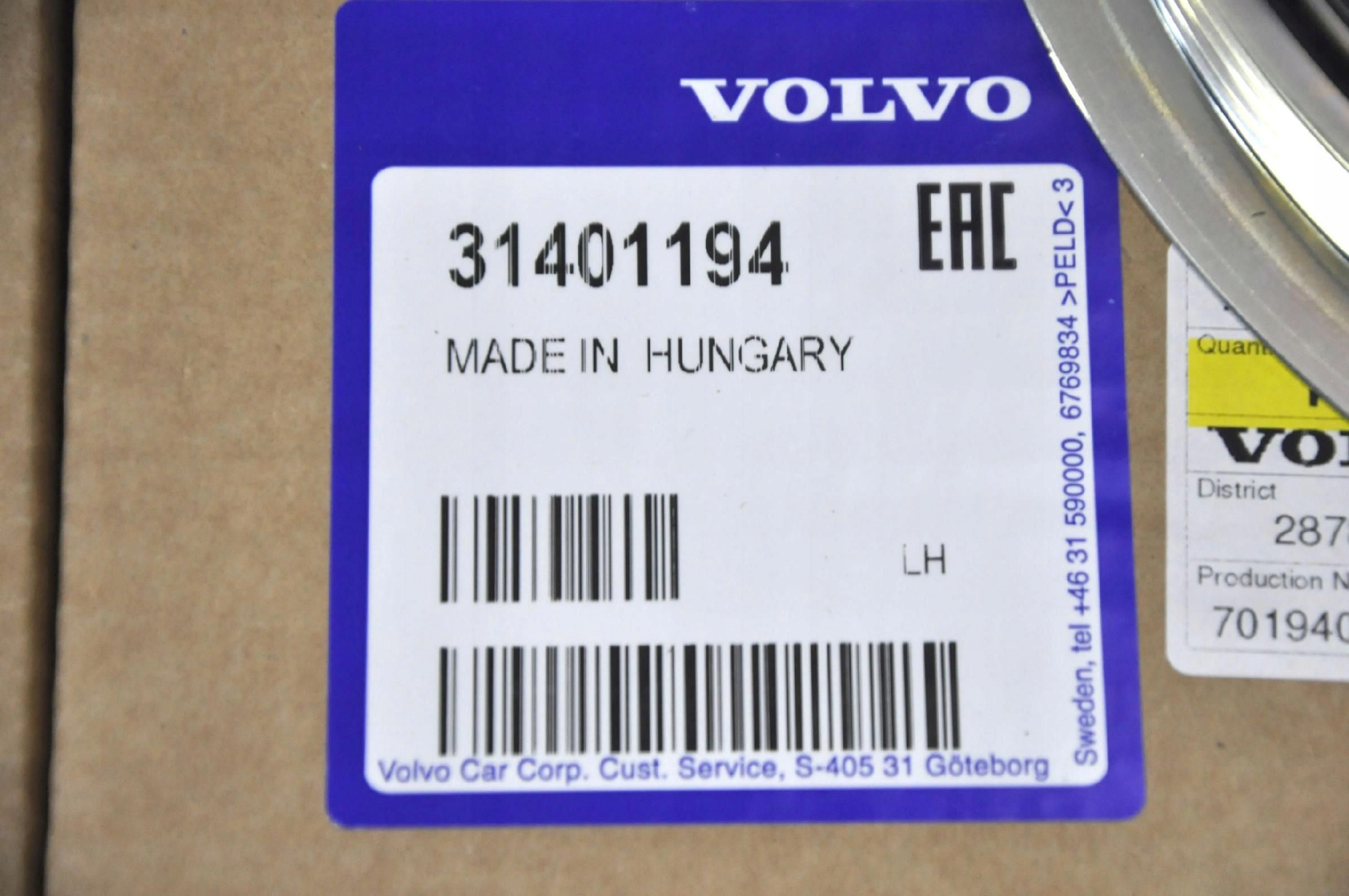 Blok silnika Volvo 31401194 Xc40 Xc60 Xc70 Koło Pasowe D2 D3 D4 D5 ...