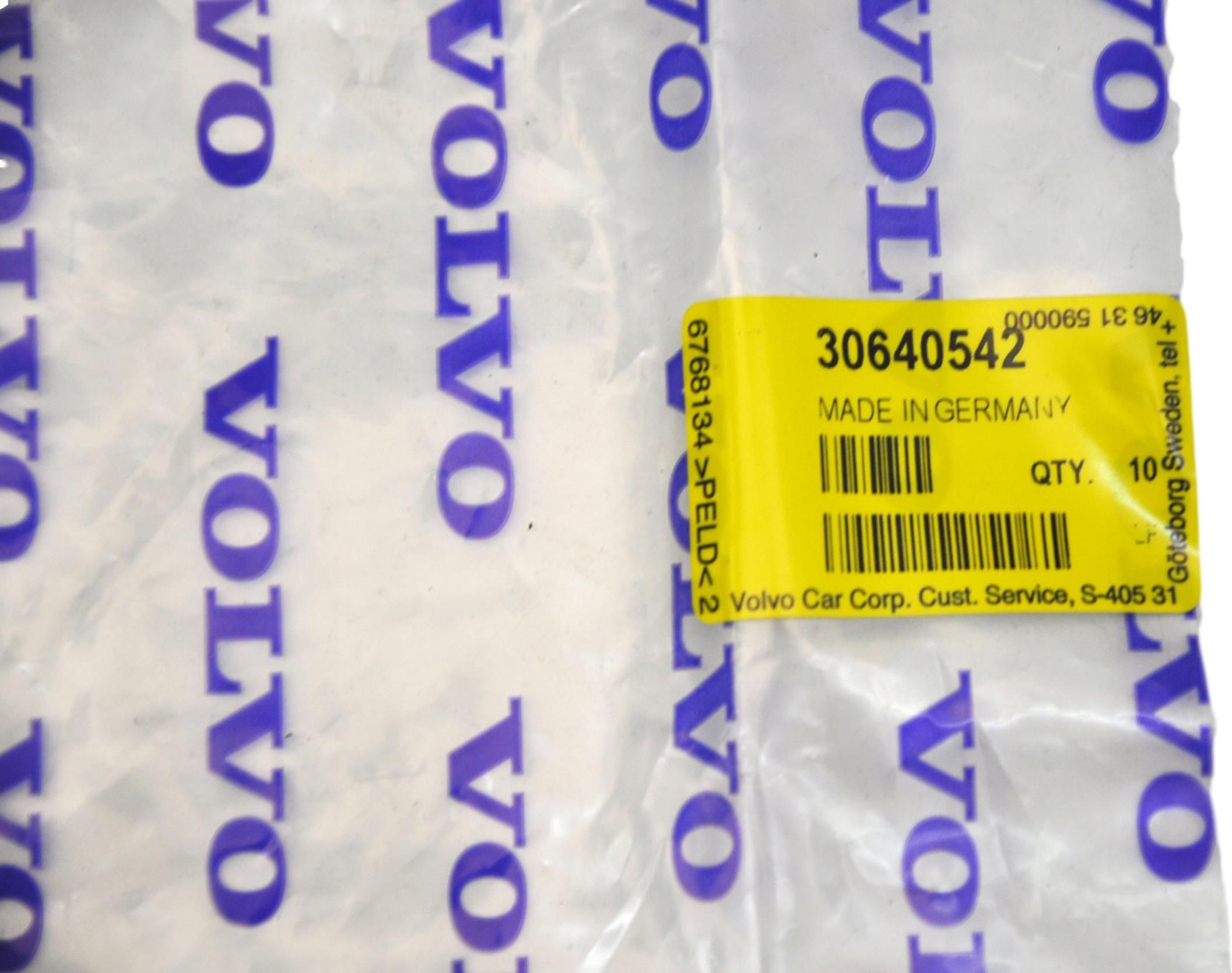 Błotnik samochodowy Volvo 30640542 Xc60 Spinka Zewn Dolnej Listwy ...