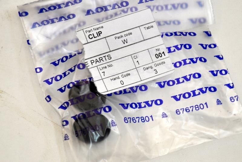 Błotnik samochodowy Volvo 3541113 Spinka Klips Zderzaka Bagażnika ...