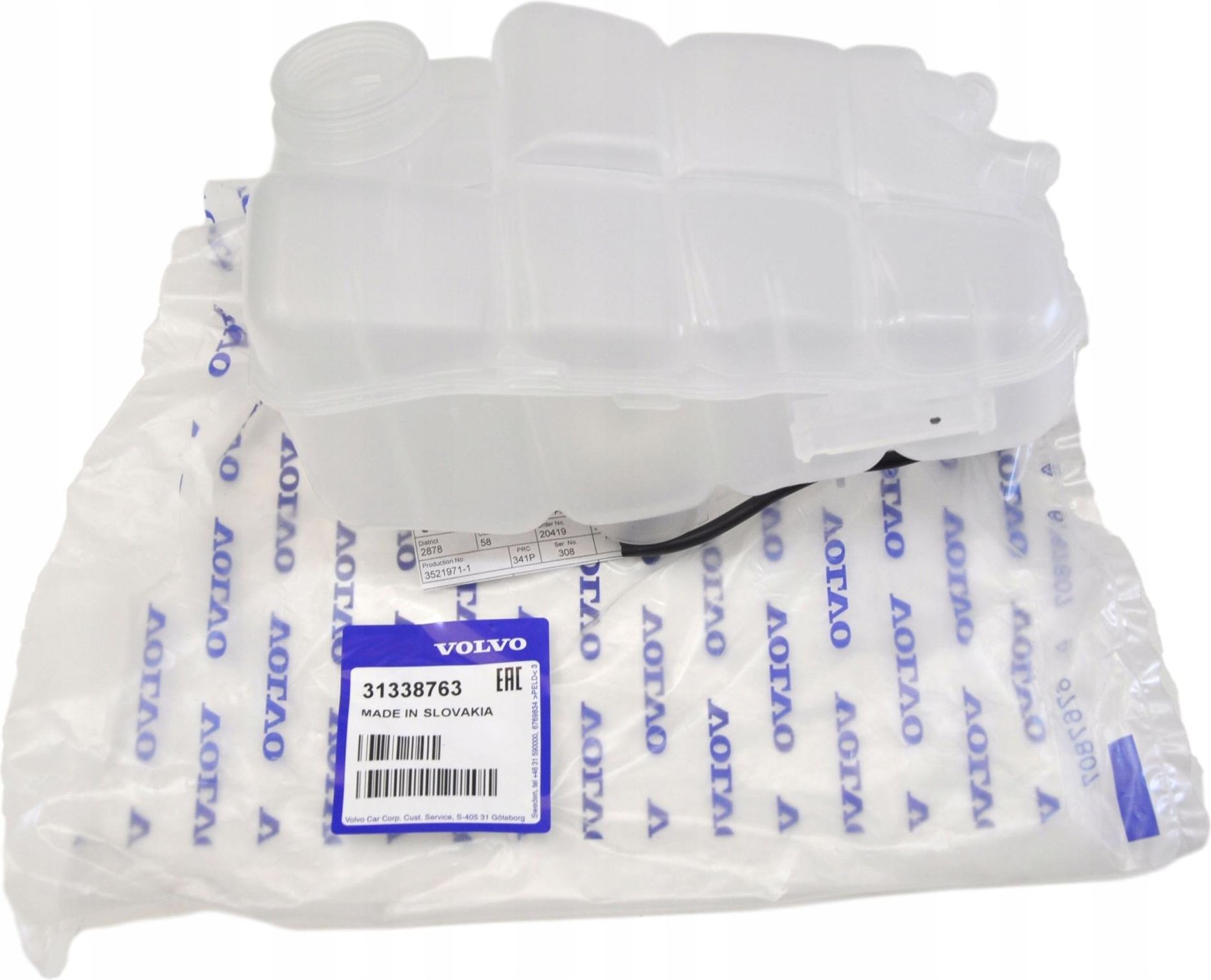 Volvo 31338763 V40 Zbiornik Wyrownawczy Płynu Chłodzenia acego 3 ...