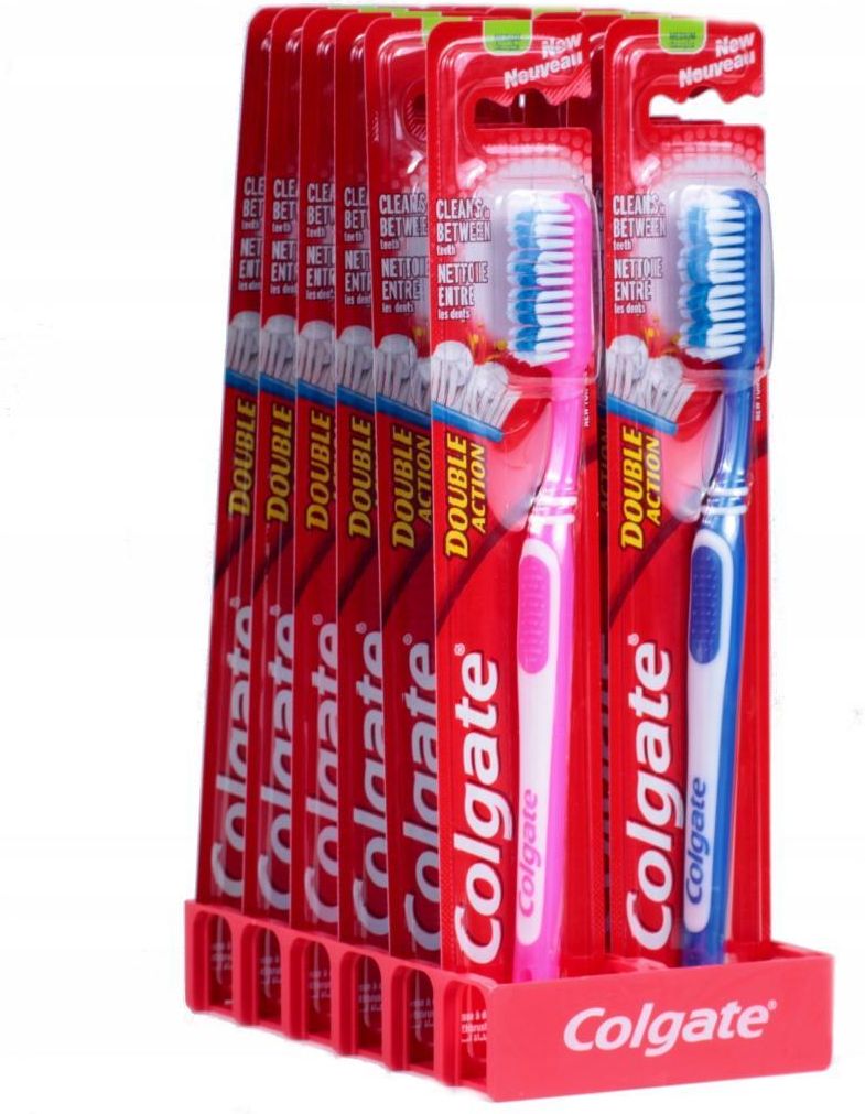 Colgate Double Action medium zestaw 12szt - Opinie i ceny na Ceneo.pl