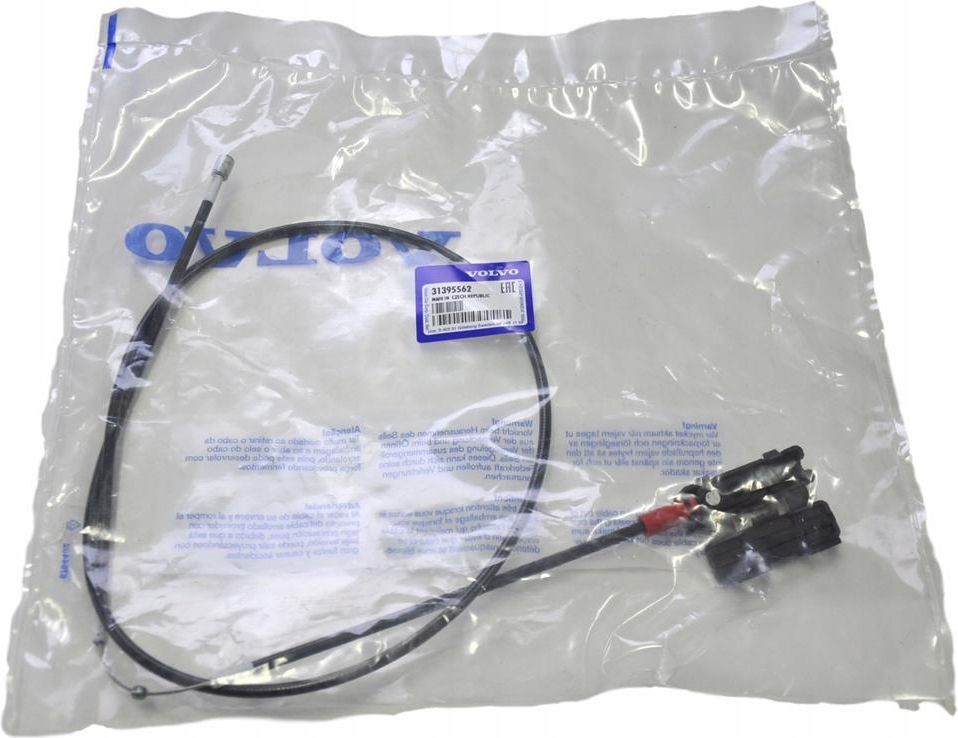 Maska samochodowa Volvo 31395562 V40 V40Cc Linka Cięgno Otwierania ...