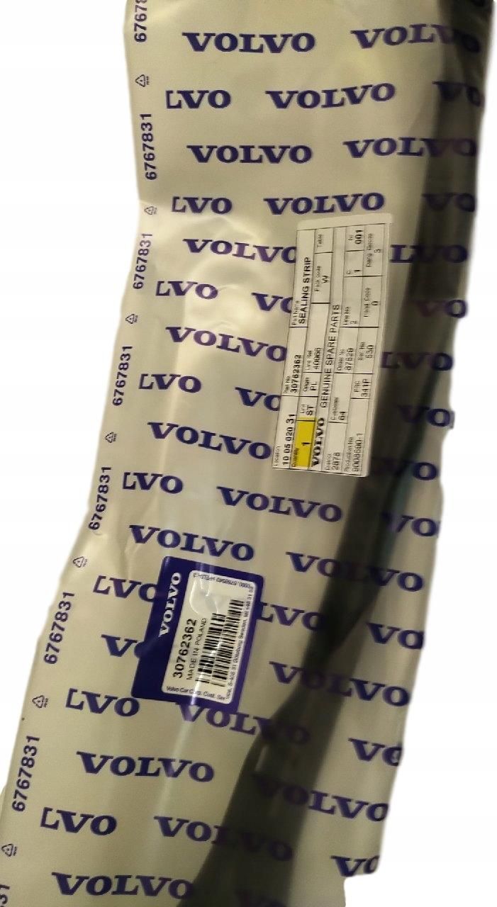 Drzwi samochodowe Volvo 30762362 Xc60 Uszczelka Drzwi Prawy Tył Pionowa ...