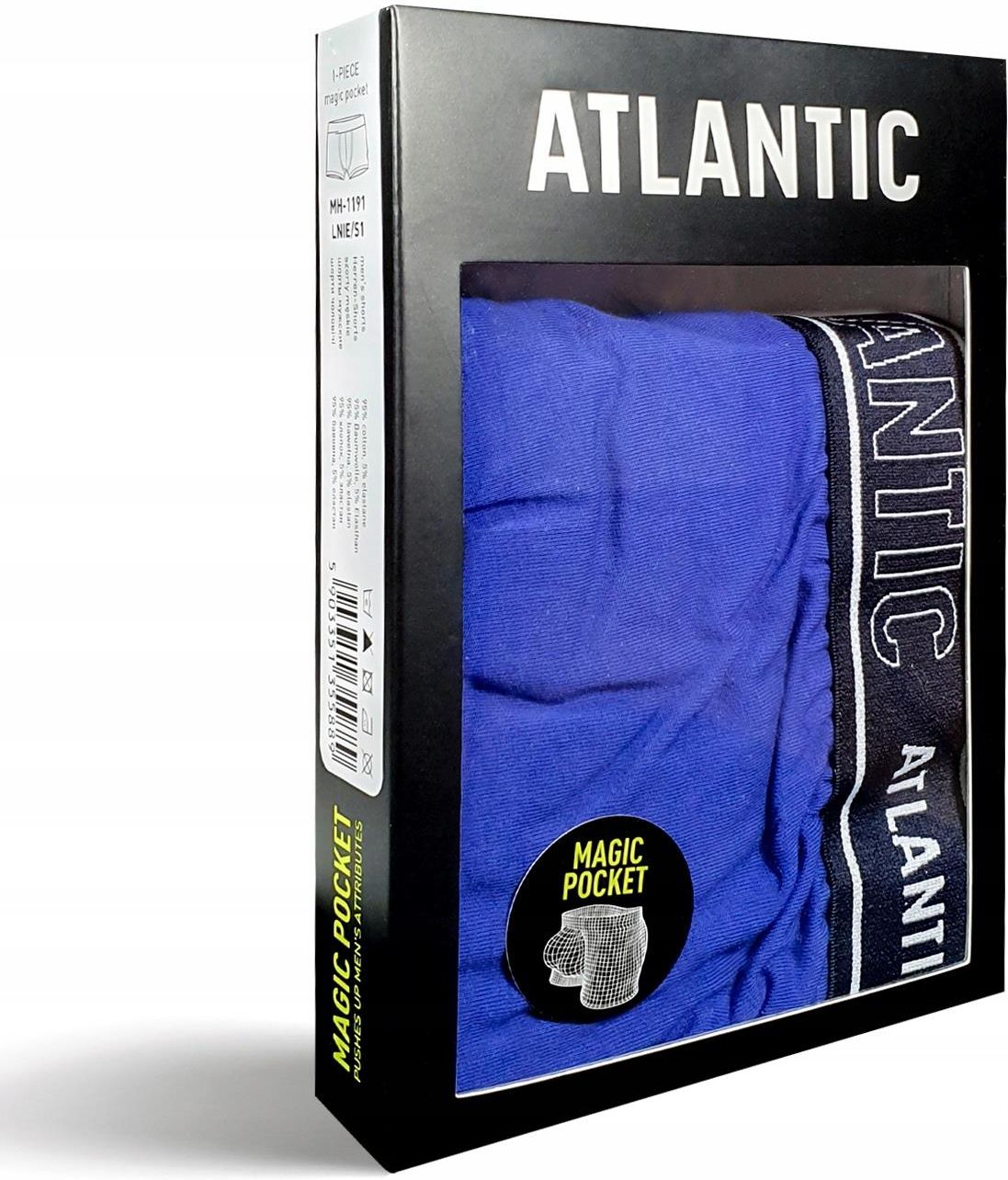 Atlantic Magic Pocket bokserki męskie Push-up - L - Ceny i opinie ...