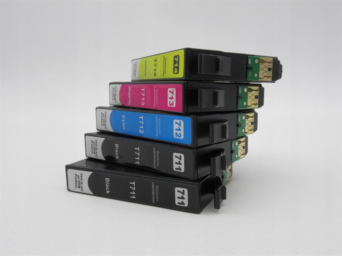 Tusz INKDIGO 5X TUSZ DO EPSON D92 SX105 SX415 DX8450 T0711-714 ...