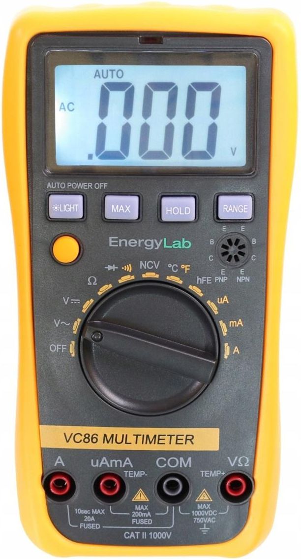 Miernik uniwersalny Biall Energylab Vc86 Multimetr Uniwersalny Temp ...
