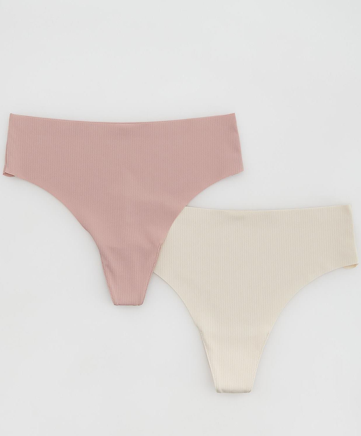 Reserved - Bezszwowe majtki typu stringi 2 pack - Różowy - Ceny i opinie - Ceneo.pl