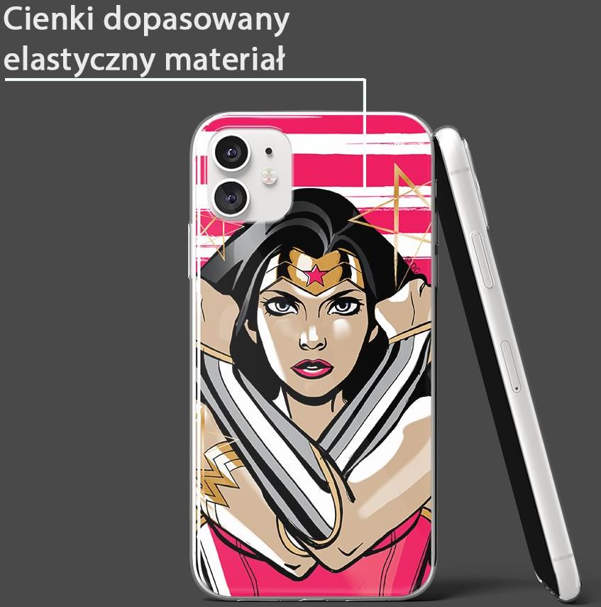 Etui Wonder Woman 003 DC Nadruk pełny Czerwony Producent: Xiaomi, Model ...
