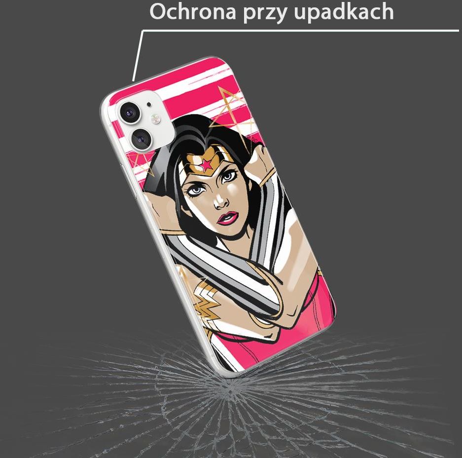 Etui Wonder Woman 003 DC Nadruk pełny Czerwony Producent: Xiaomi, Model ...