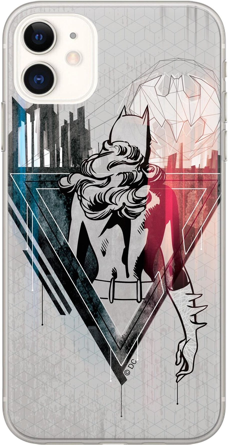 Etui Bat Girl 003 DC Nadruk pełny Szary Producent: Xiaomi, Model: REDMI ...