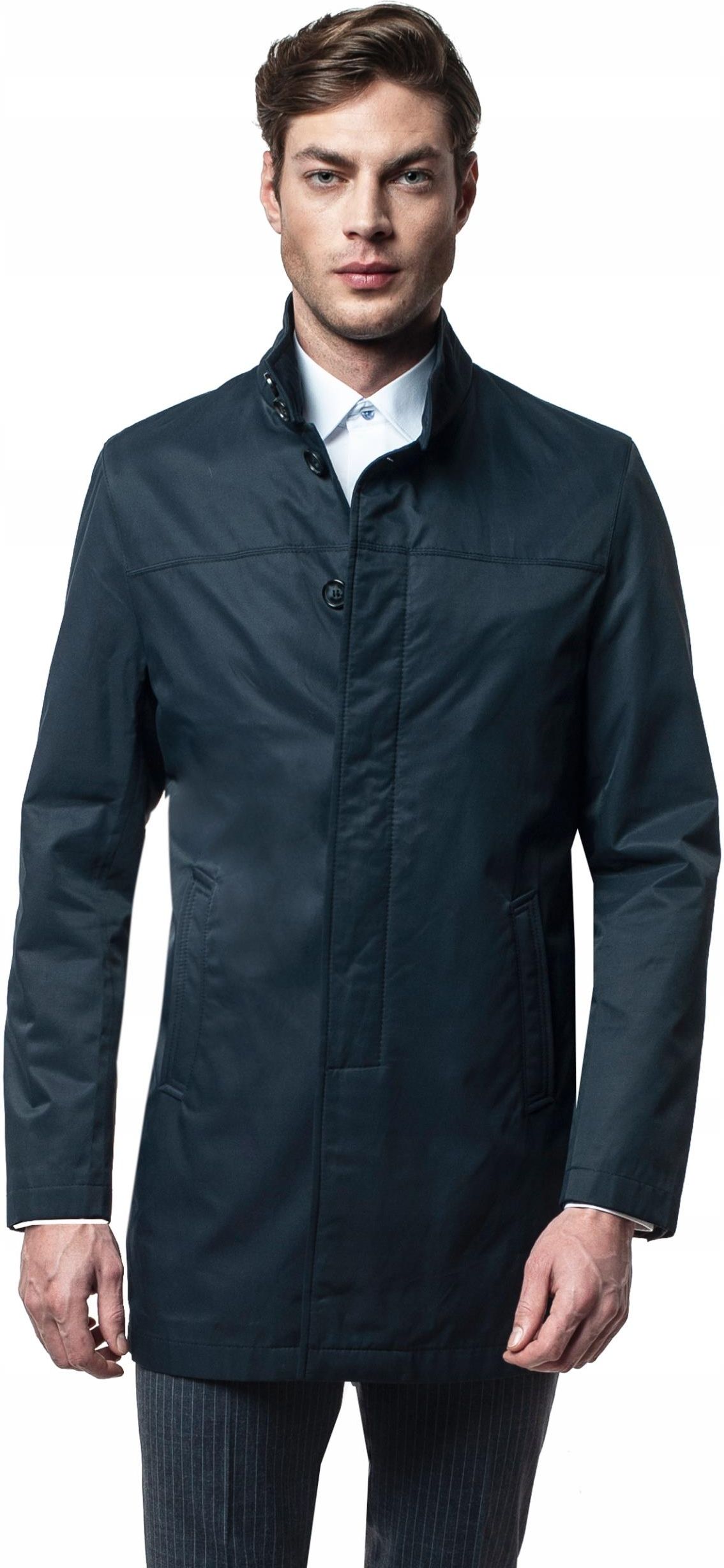 Płaszcz Recman jesienny granatowy 58 - Ceny i opinie - Ceneo.pl