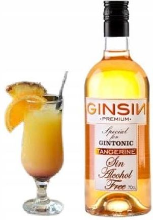 GINSIN GIN BEZALKOHOLOWY 0% MANDARYNOWY - Ceny i opinie - Ceneo.pl