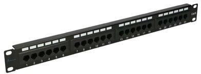 Extralink patchpanel V2 CAT6 UTP 24 porty EX17238 - Elementy montażowe ...