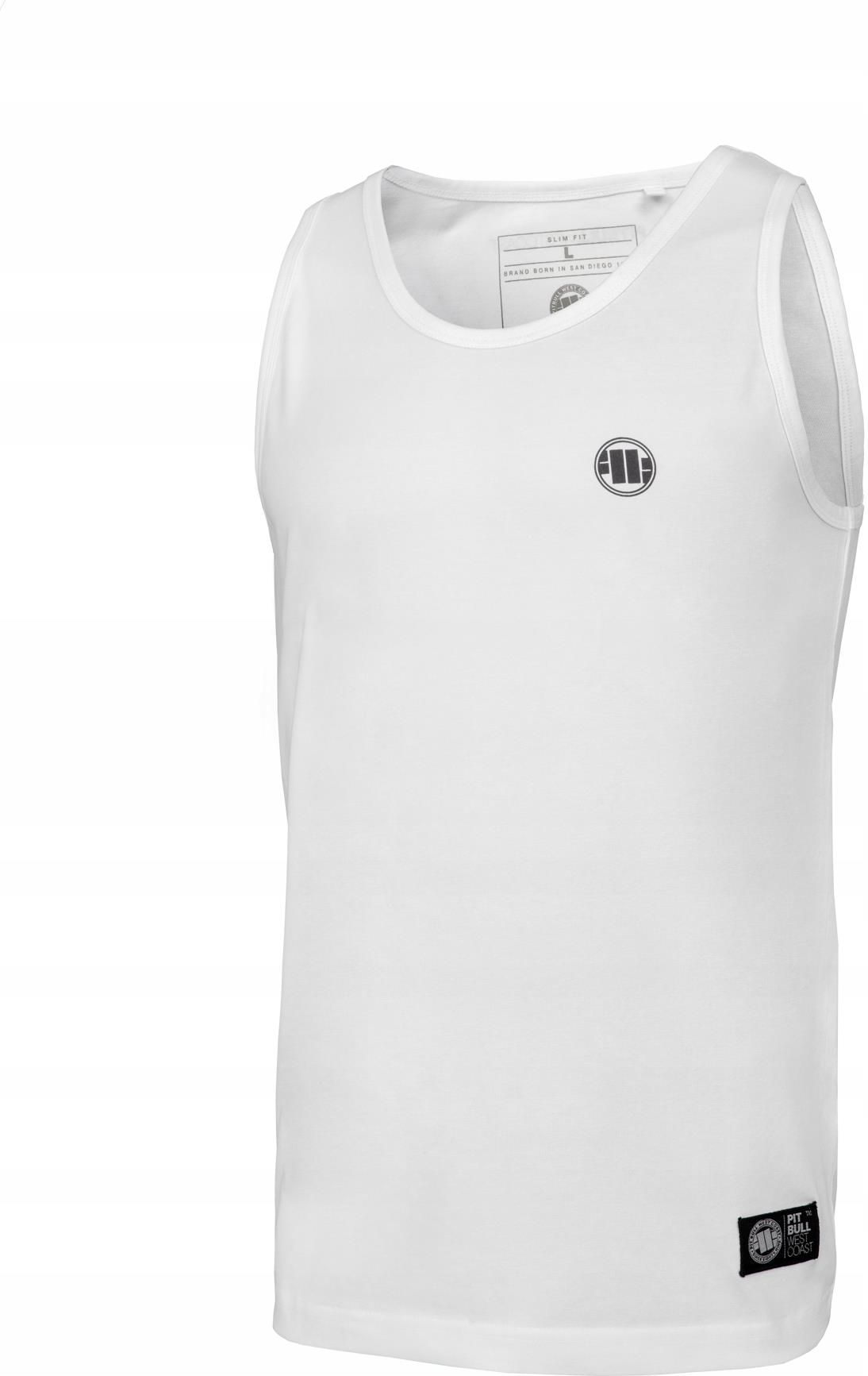 Pitbull Tank Top Slim Fit Small Logo (s) Biały - Ceny i opinie - Ceneo.pl