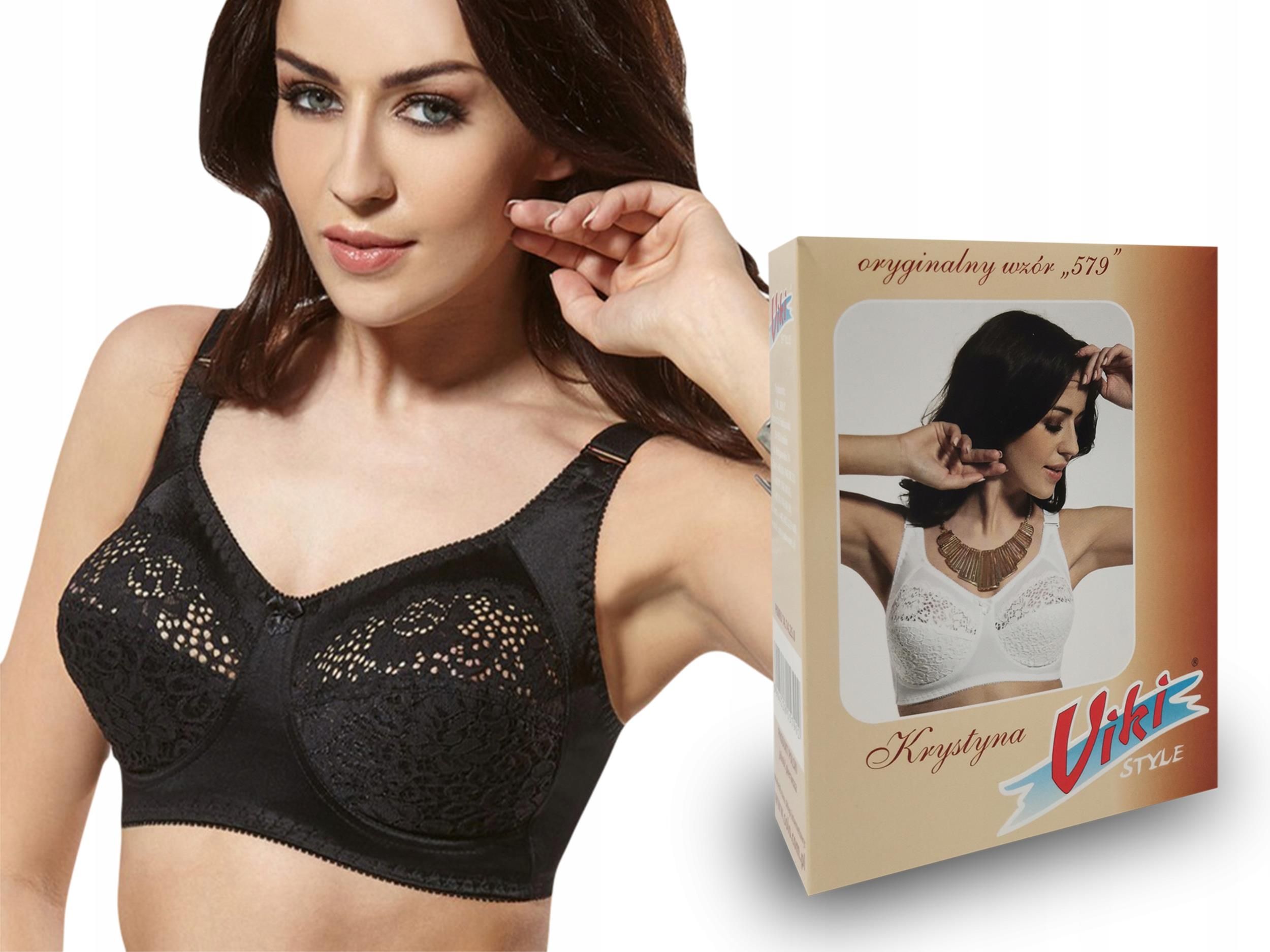 Biustonosz Viki 579 Krystyna czarny , 85I - Ceny i opinie - Ceneo.pl