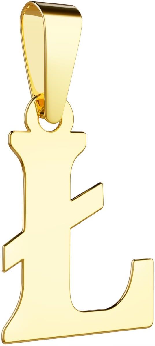 ZŁOTA LITERKA Ł ZAWIESZKA WISIOREK 585 - Ceny i opinie - Ceneo.pl