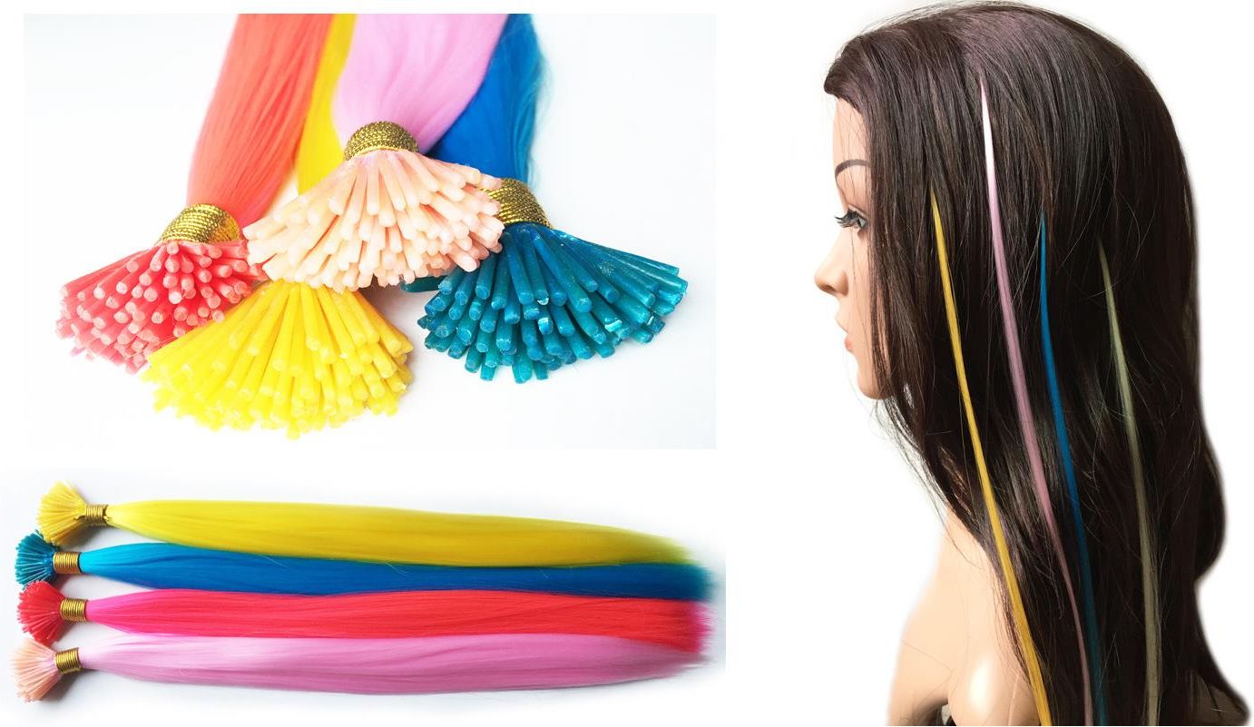 KOLOROWE WŁOSY DOCZEPIANE PASEMKA MIKRO RINGI X10 - Opinie i ceny na ...