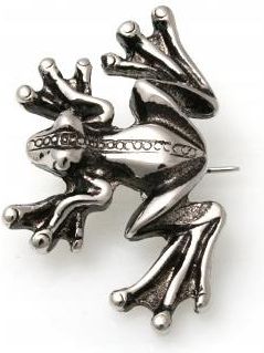 BROSZKA SREBRNA ŻABA ŻABKA SYMBOL BOGACTWA RR567 - Ceny i opinie - Ceneo.pl