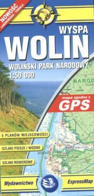 Wyspa Wolin mapa turystyczna 1:50 000 - Ceny i opinie - Ceneo.pl