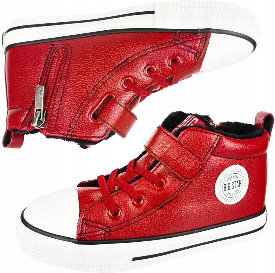 Big Star trampki czerwone ocieplane GG374034 31 - Ceny i opinie - Ceneo.pl