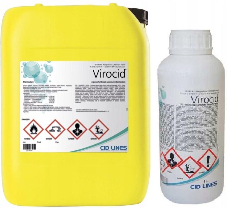 CID LINES VIROCID 1L PREPARAT MYJĄCO- DEZYNFEKUJĄCY - ceny i opinie ...