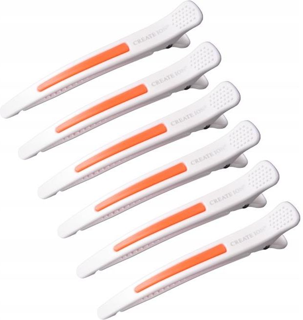 KLIPSY FRYZJERSKIE KLAMRY SPINKI FLAMING BIAŁE - Opinie i ceny na Ceneo.pl