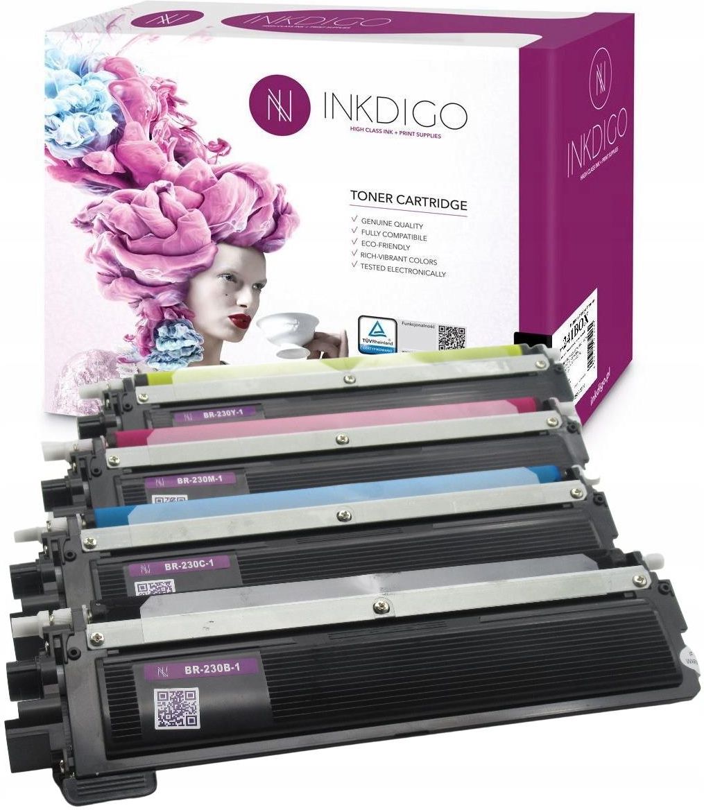 INKDIGO 4X TONER DO BROTHER TN210/230 MFC-9120CN 9125CN ...