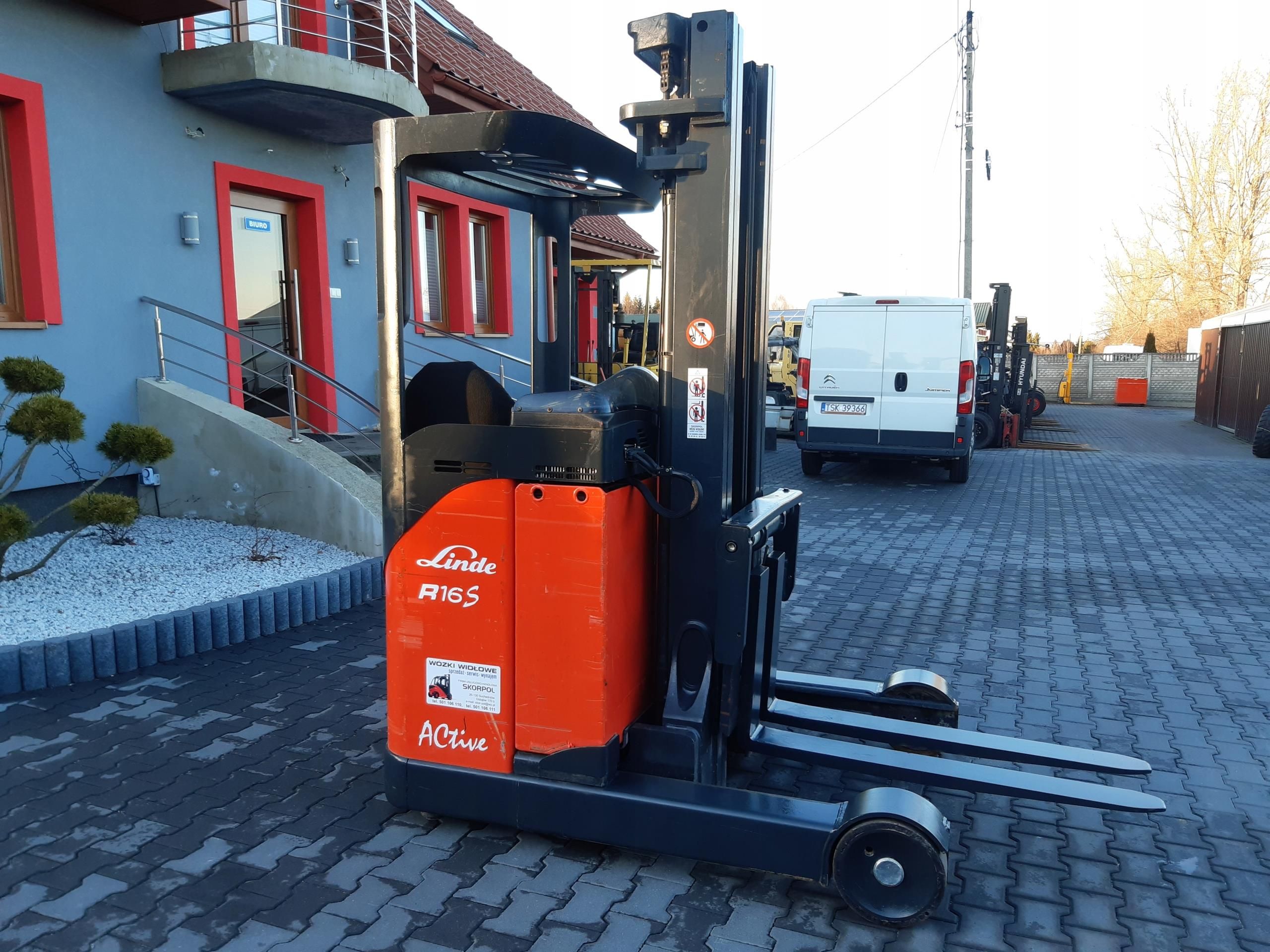 WÓZEK WIDŁOWY REACH TRUCK LINDE R16S-12 TRIPLEX - Opinie i ceny na Ceneo.pl