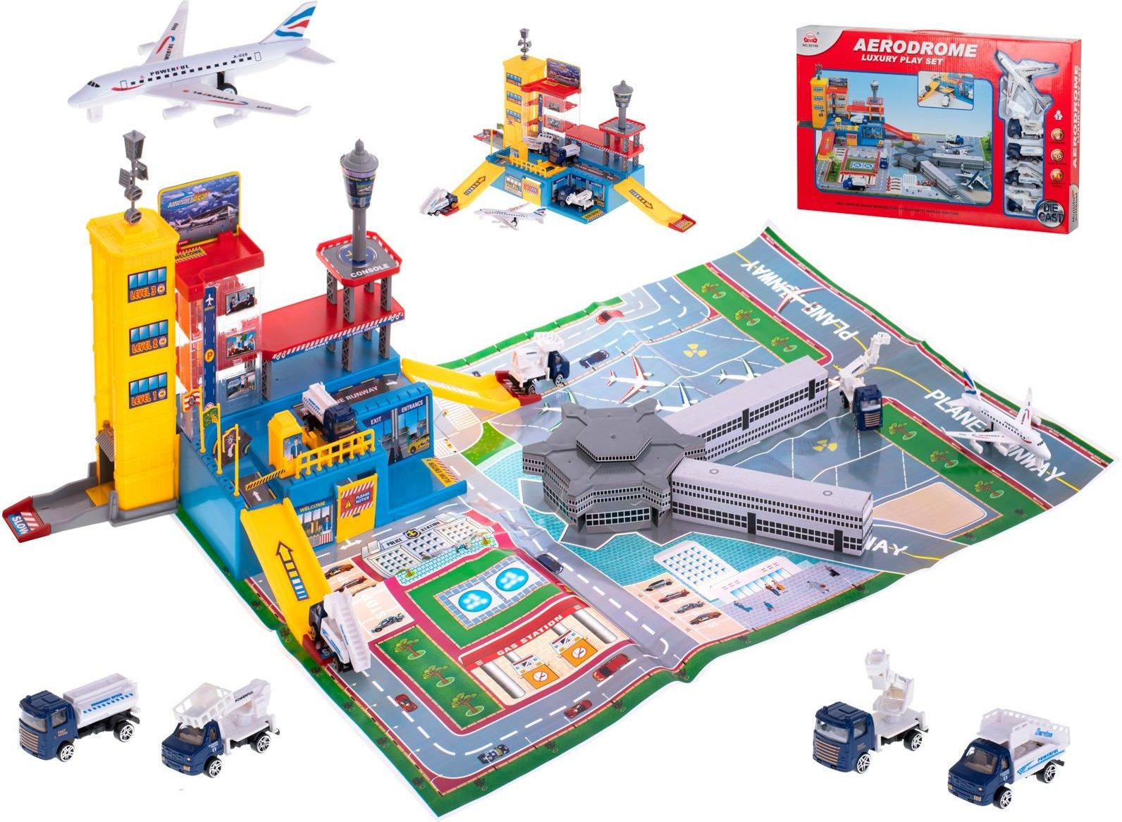 Lotnisko parking samolot + pojazdy zestaw 70el. - Ceny i opinie - Ceneo.pl