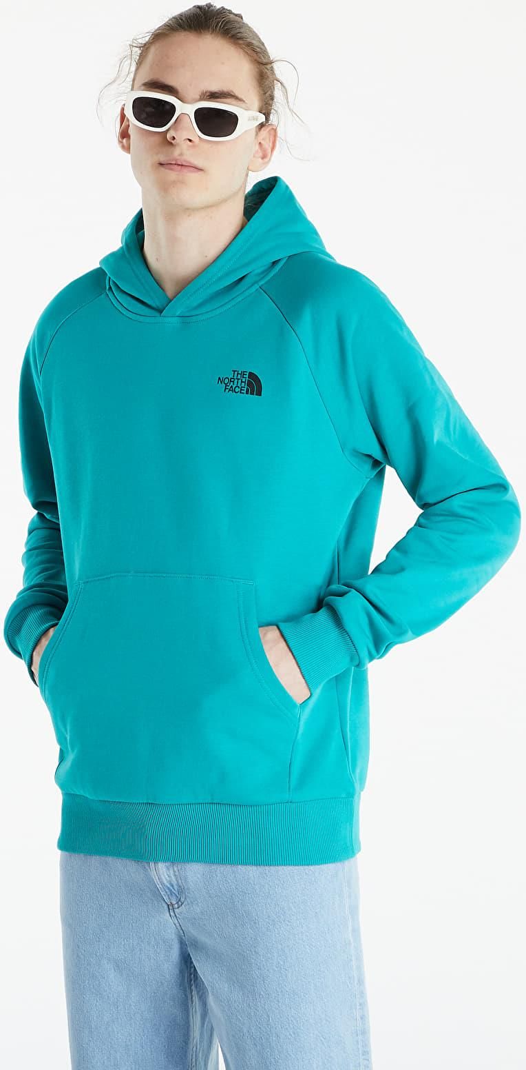 The North Face M Raglan Redbox Hoodie Porcelain Green/ Tnf Black - Ceny ...