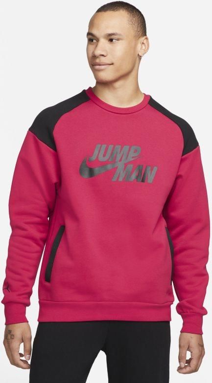 Jordan Męska bluza dresowa z dzianiny Jordan Jumpman - Czerwony - Ceny ...