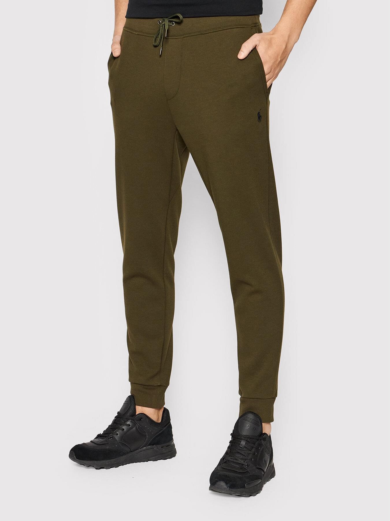 Polo Ralph Lauren Spodnie dresowe 710652314004 Zielony Regular Fit ...