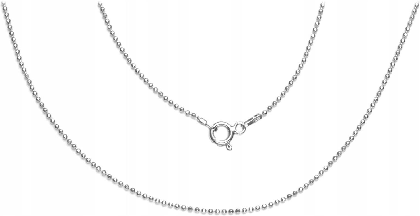ŁAŃCUSZEK KULKI 1,2MM 55CM SREBRO 925 - Ceny i opinie - Ceneo.pl