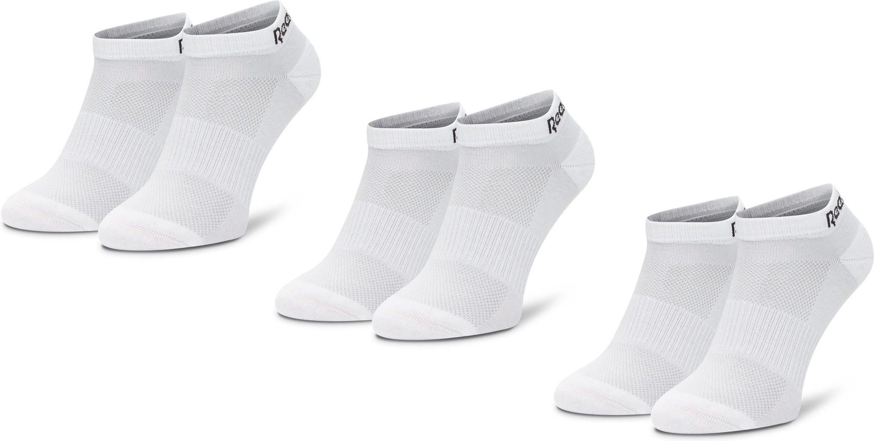 Zestaw 3 par niskich skarpet unisex Reebok - Te Low Cut Sock 3P GH0409 ...