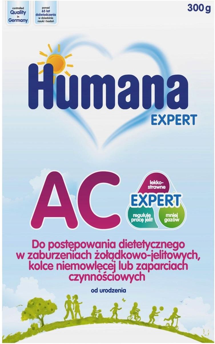 Humana Ac Mleko Kolka Wzdęcia Zaparcia 5X300G - Ceny i opinie - Ceneo.pl