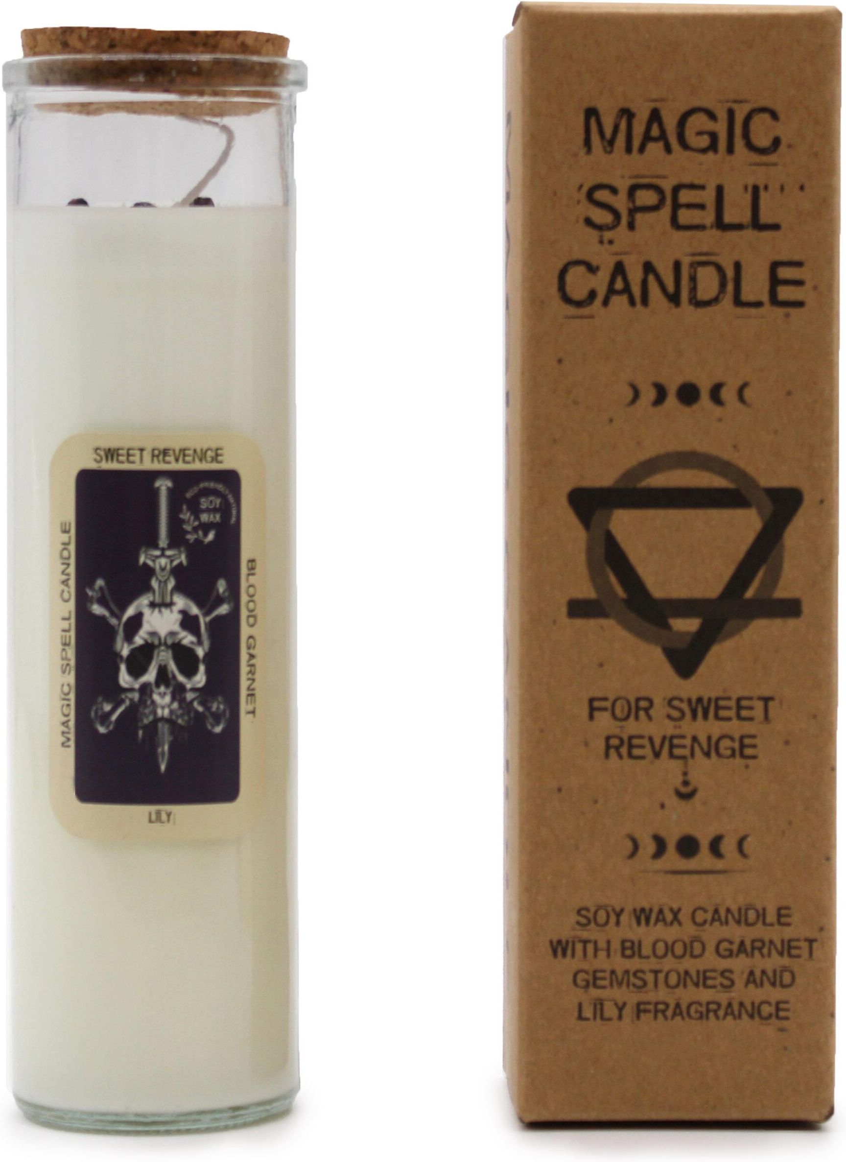 Lunamarket Świeca Magiczna Słodka Zemsta (Granat Lilia) 3958 - Opinie i ...