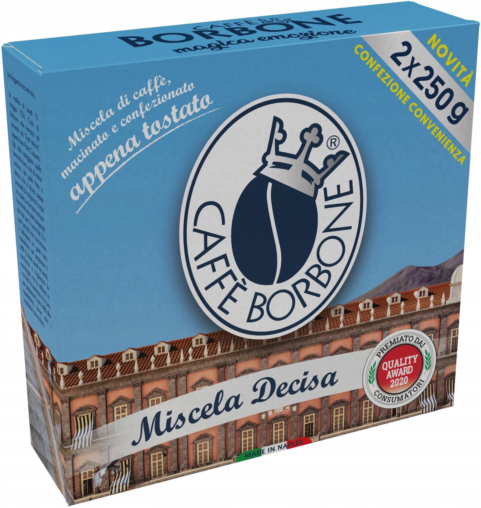 Kawa Kawa Mielona Borbone Decisa 2x250g - Ceny i opinie - Ceneo.pl