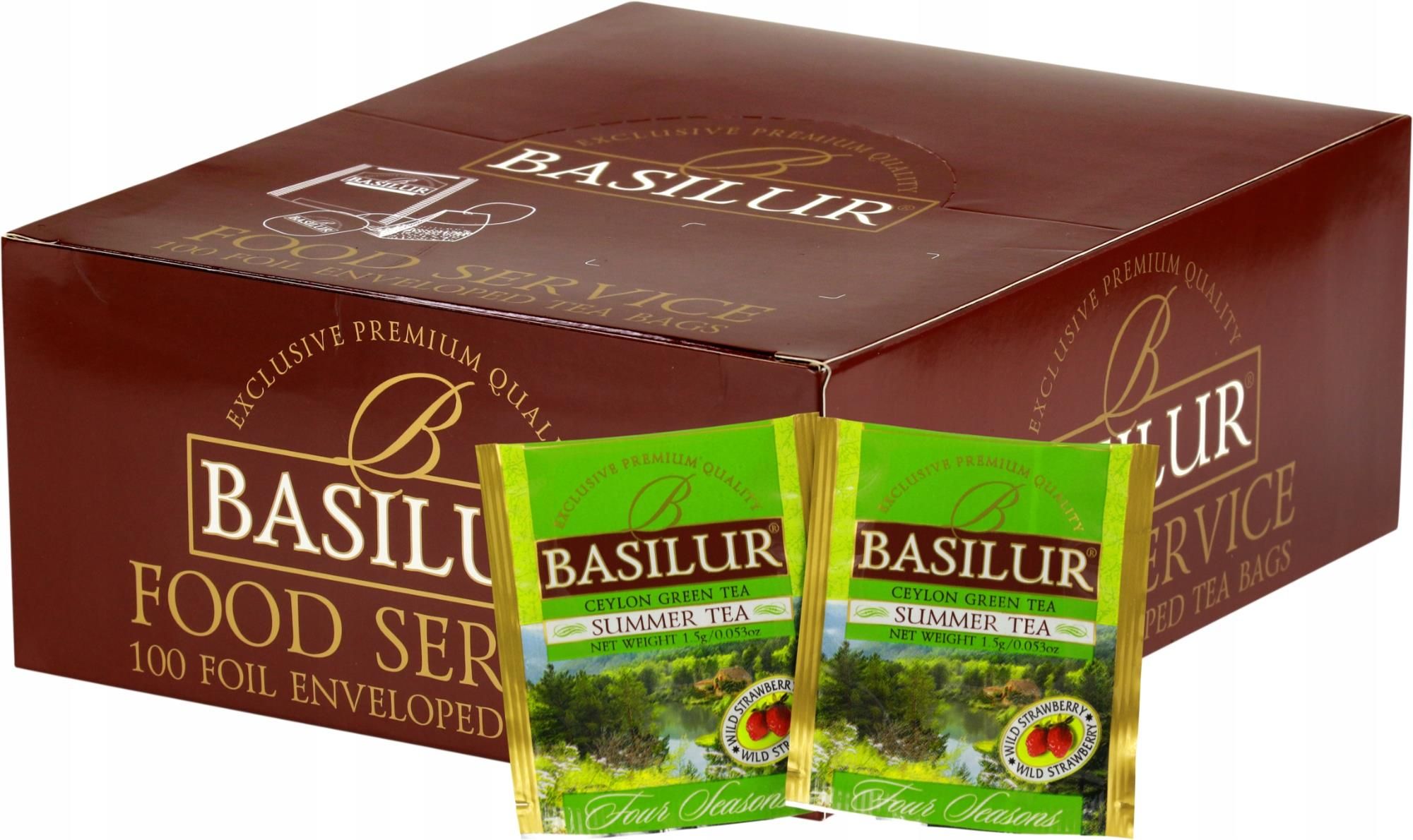 Herbata Herbata Zielona Basilur Summer Tea Horeca 100x15g - Ceny i ...