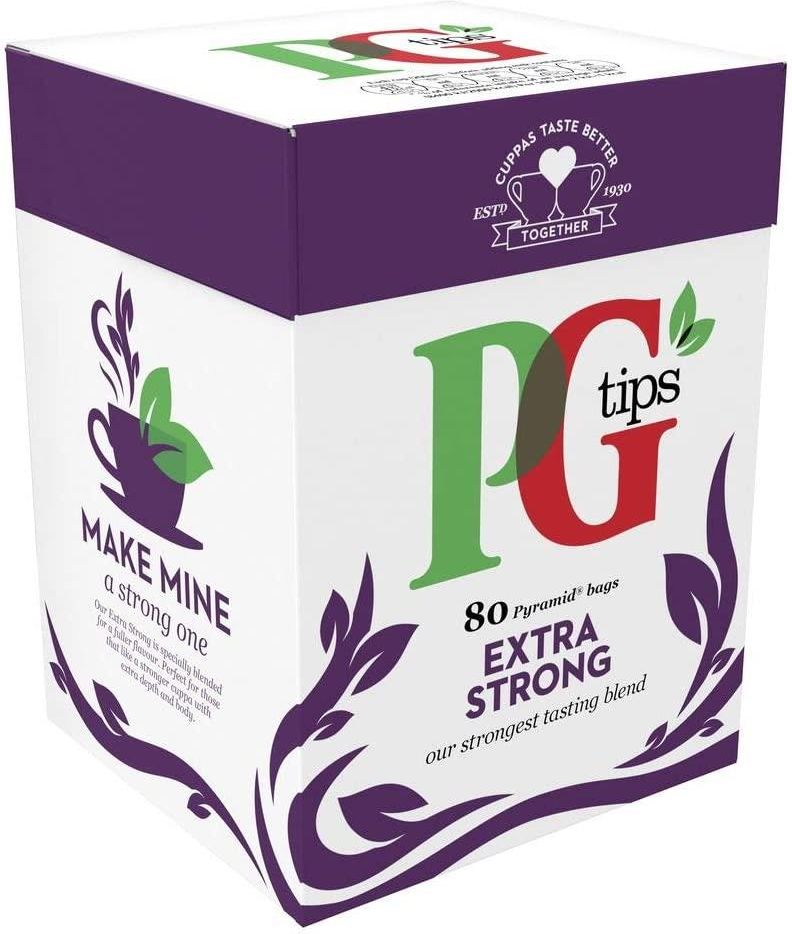Herbata Pg Tips Extra Strong Herbata Czarna BMocna 80Szt - Ceny i opinie - Ceneo.pl