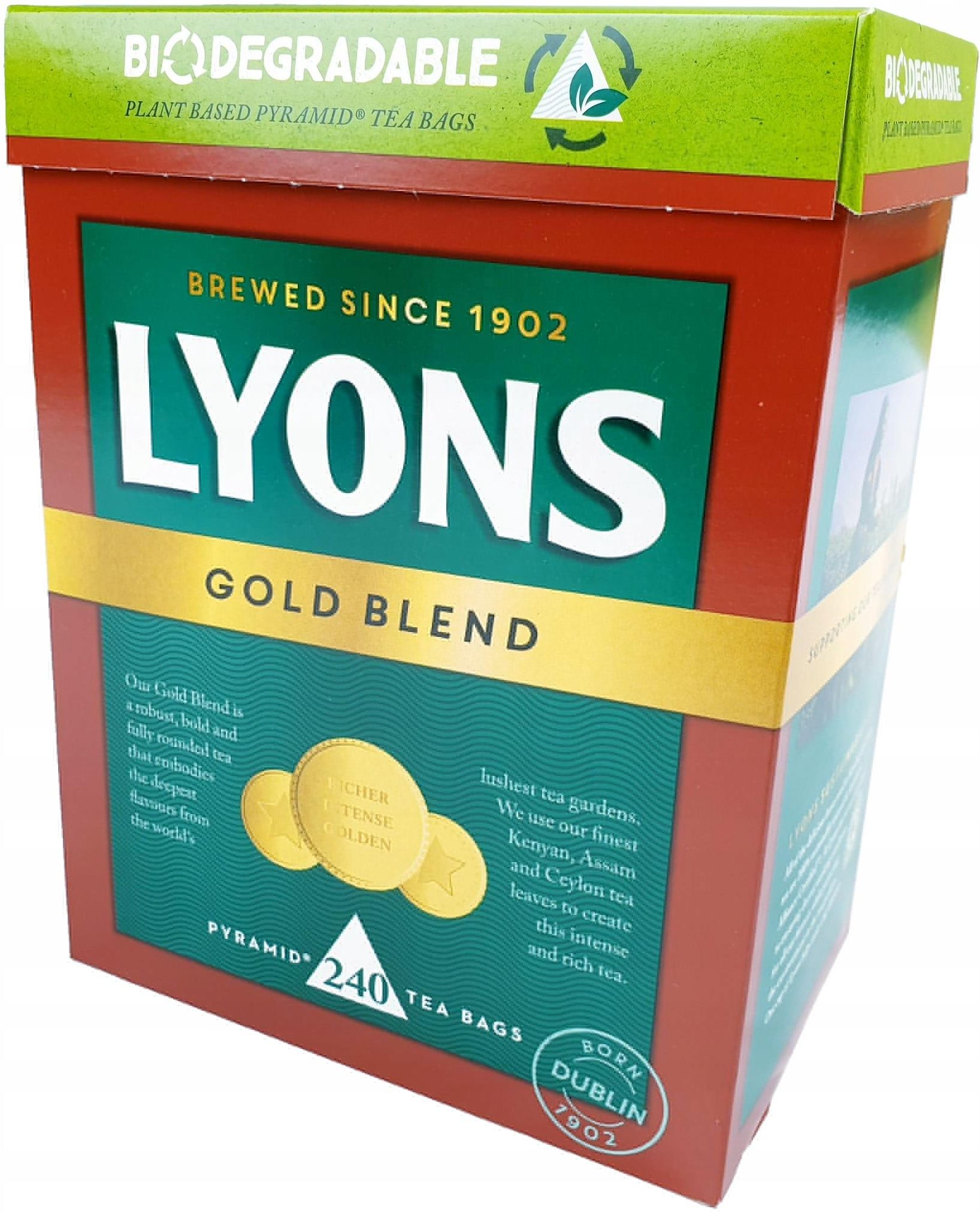Herbata Herbata Lyons Gold Blend 240 Szt 696 G - Ceny i opinie - Ceneo.pl